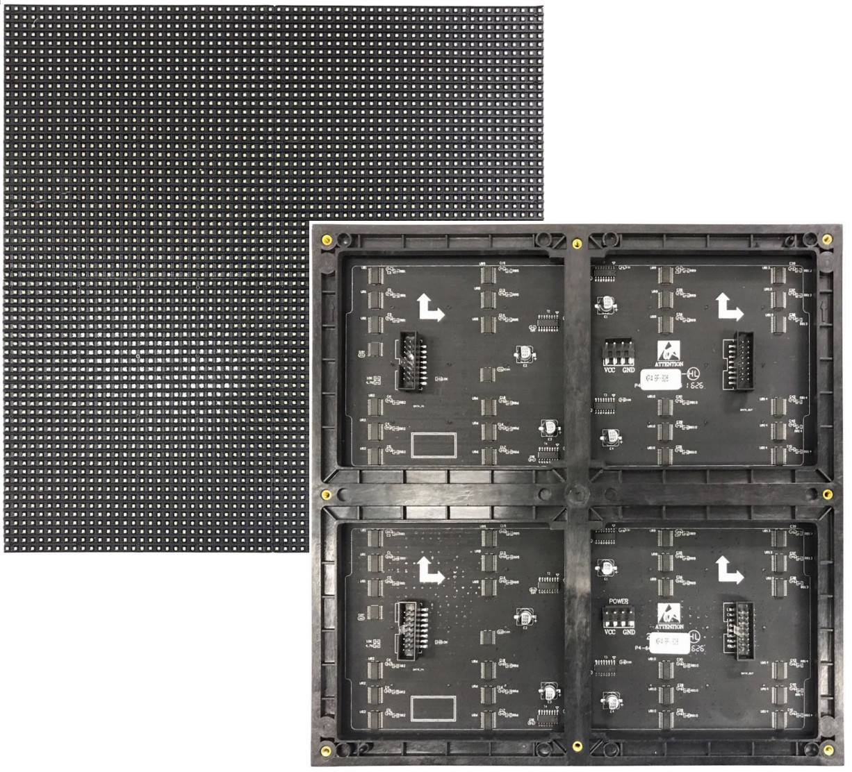 1000mcd High Brightness P4 SMD LED Matrix Display 1/32 Scan Driving ...